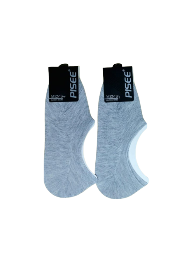 Unisex Soft Touch Grey boat Socks | Designtex